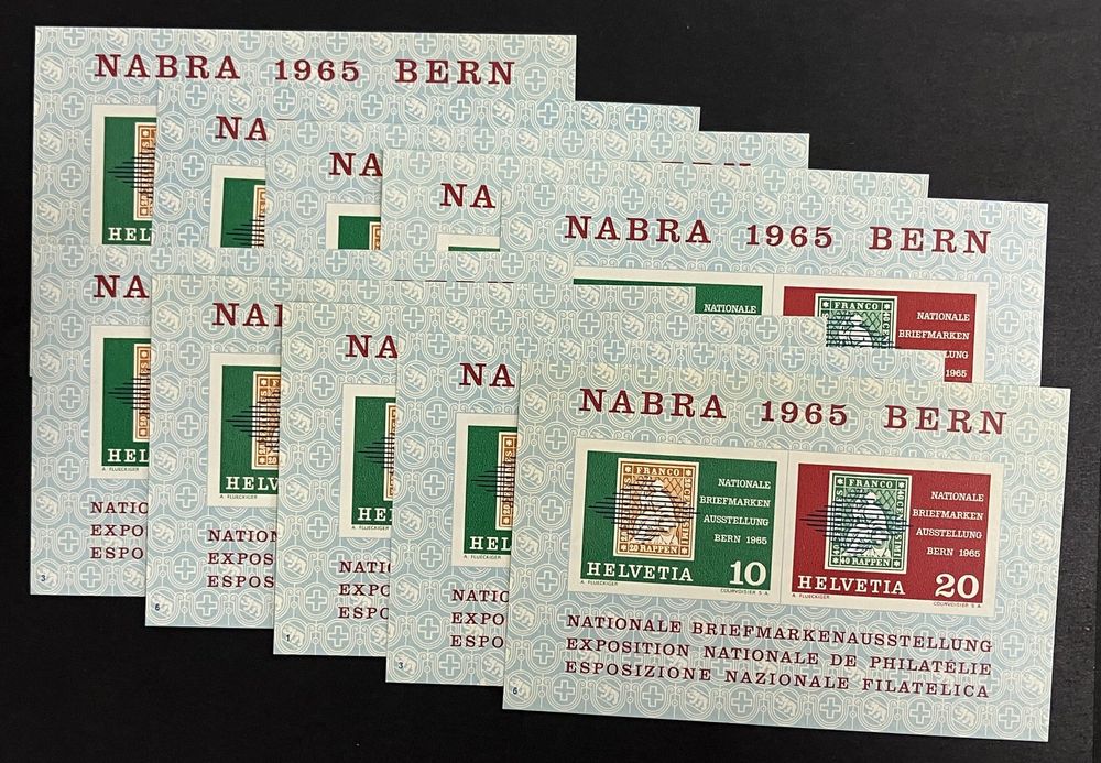 10 BLOCKS NABRA 1965** (Neu (gemäss Beschreibung)) in Oberwil BL für CHF 3 – mit Lieferung auf ...