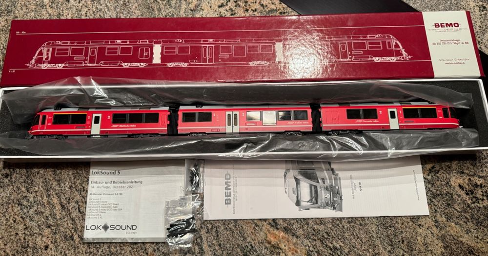 H0m Bemo @7344 101, RhB Allegra ABe 8/12 Willem Jan Holsboer (Neu ...