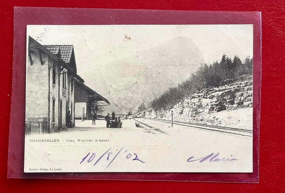 Chambrelien - Gare - Bahnhof - Buffet - 1902 (Gebraucht) in Rothrist für CHF 39.5 – mit ...