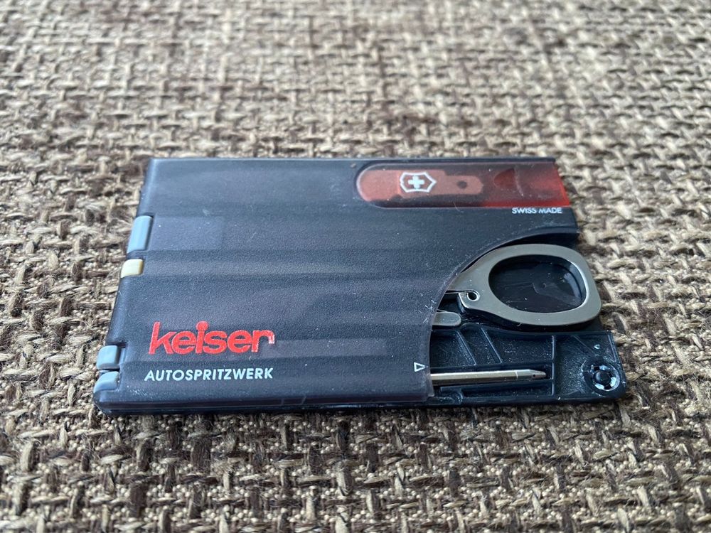 VICTORINOX SwissCard schwarz (Gebraucht) in Dübendorf für CHF 8 – mit ...