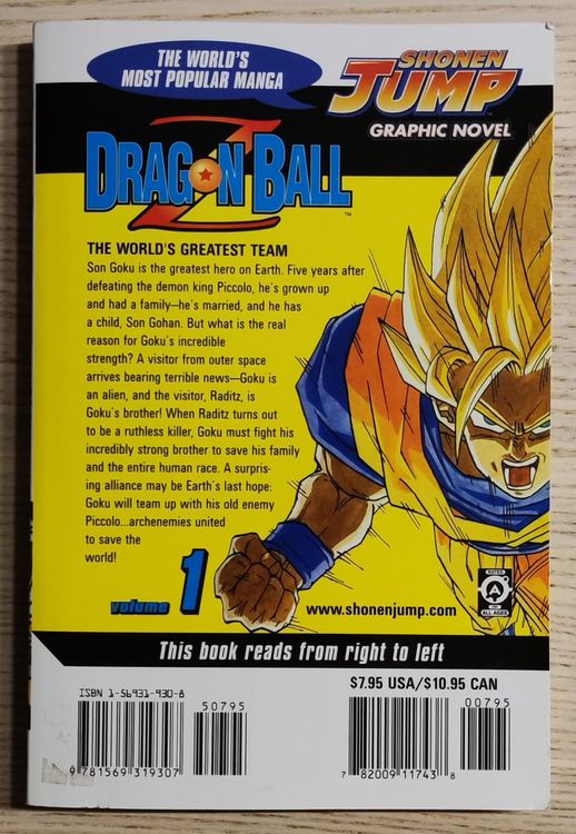 Akira Toriyama - Dragon Ball Z Vol.1 (Shonen Jump) (Gebraucht) in ...