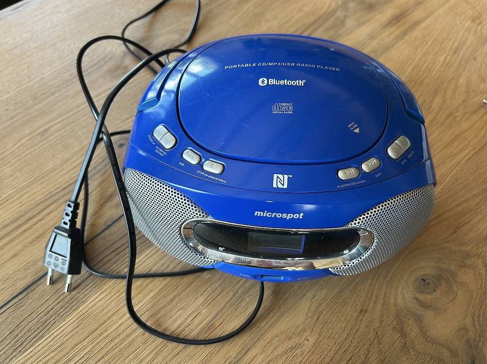 Microspot Radio mit CD/MP3-Player USB Anschluss & Bluetooth (Gebraucht ...