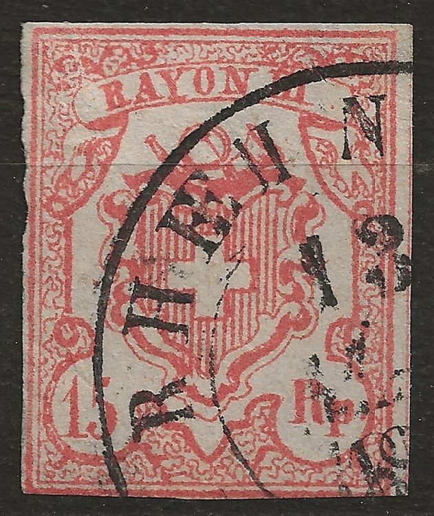 Rayon III mit Zierstempel "RHEINECK" | Kaufen auf Ricardo