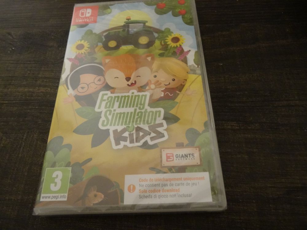 Farming Simulator Kids FRANZÖSISCHE VERPACKUNG SWITCH (Neu und ...