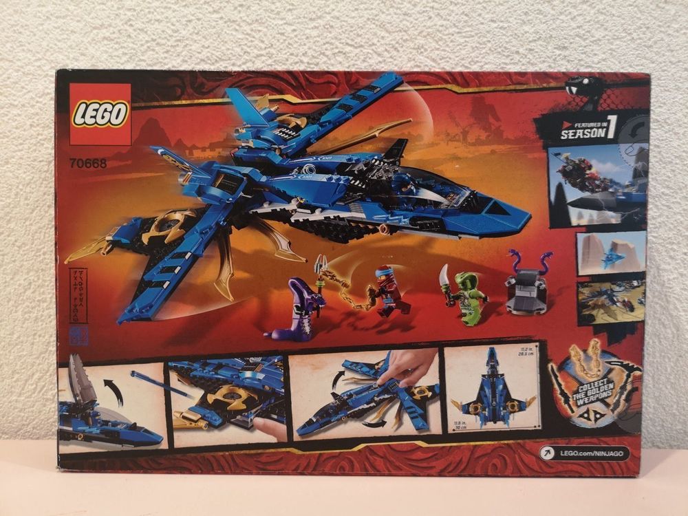 Lego Ninjago 70668 Jay's Storm Fighter (Neu und originalverpackt) in ...