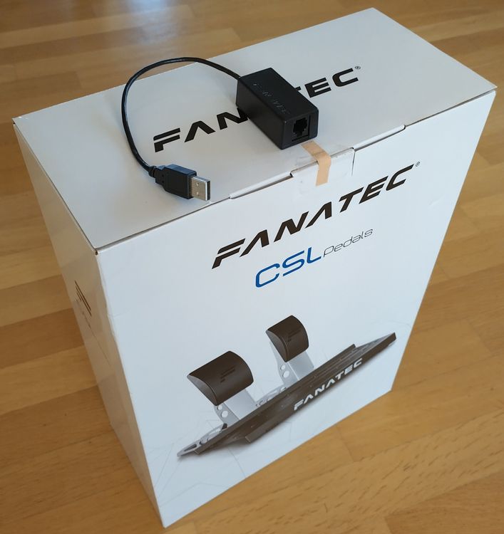 FANATEC CSL Pedale +ClubSport USB Adapter (PC Adapter) (Neu und ...
