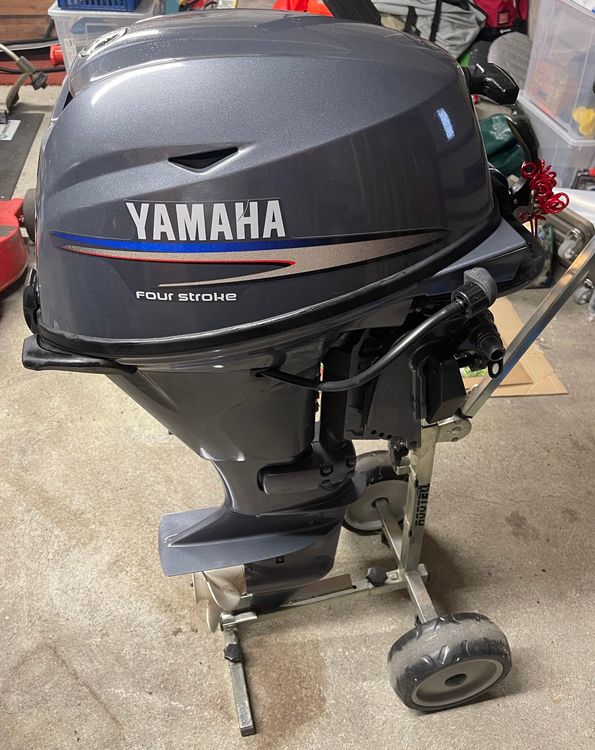 Yamaha 15PS F15CMHS Bootsmotor mit Tank und diversem Zubehör | Kaufen ...
