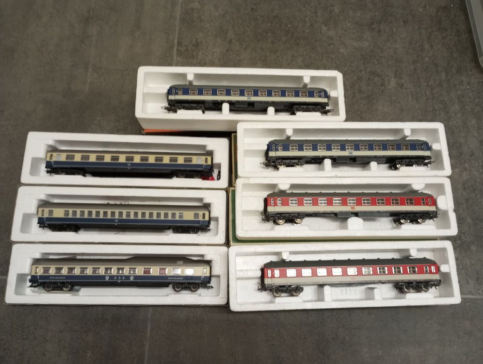LIMA: 7 x D-Zug Wagen DB / voitures DB (Gebraucht) in Fontaines NE für ...