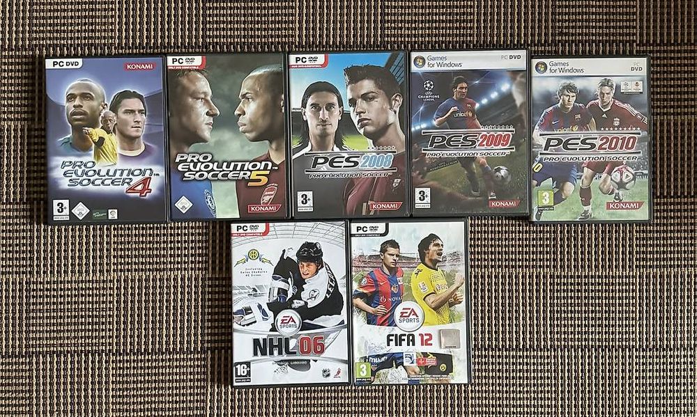 Pes, Fifa und NHL Games für PC (Gebraucht) in Gränichen für CHF 15 – nur Abholung auf Ricardo kaufen