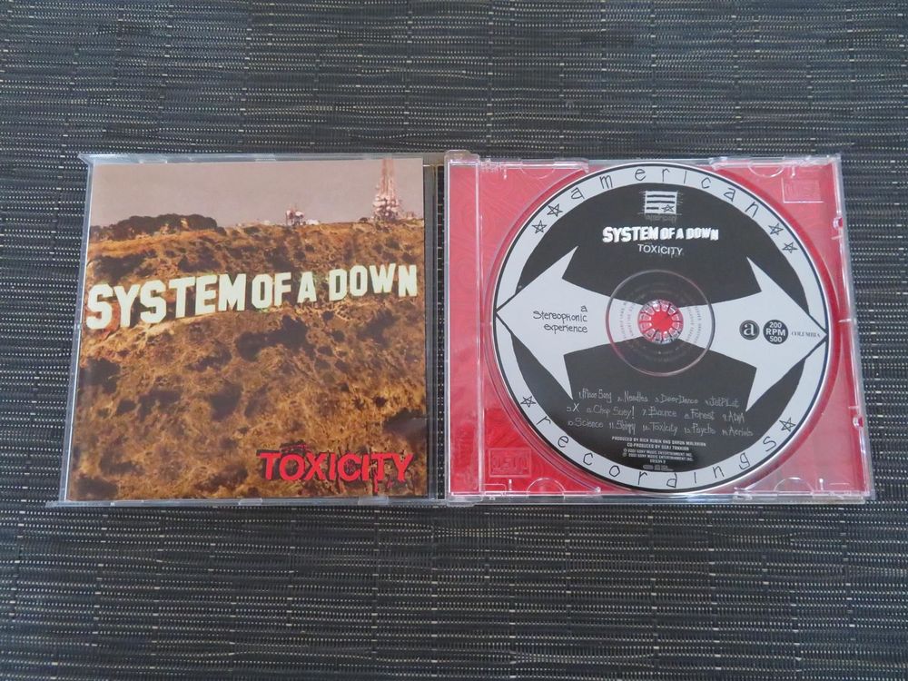 SYSTEM OF A DOWN Toxicity 2001 Alternative Heavy Metal CD (Gebraucht ...