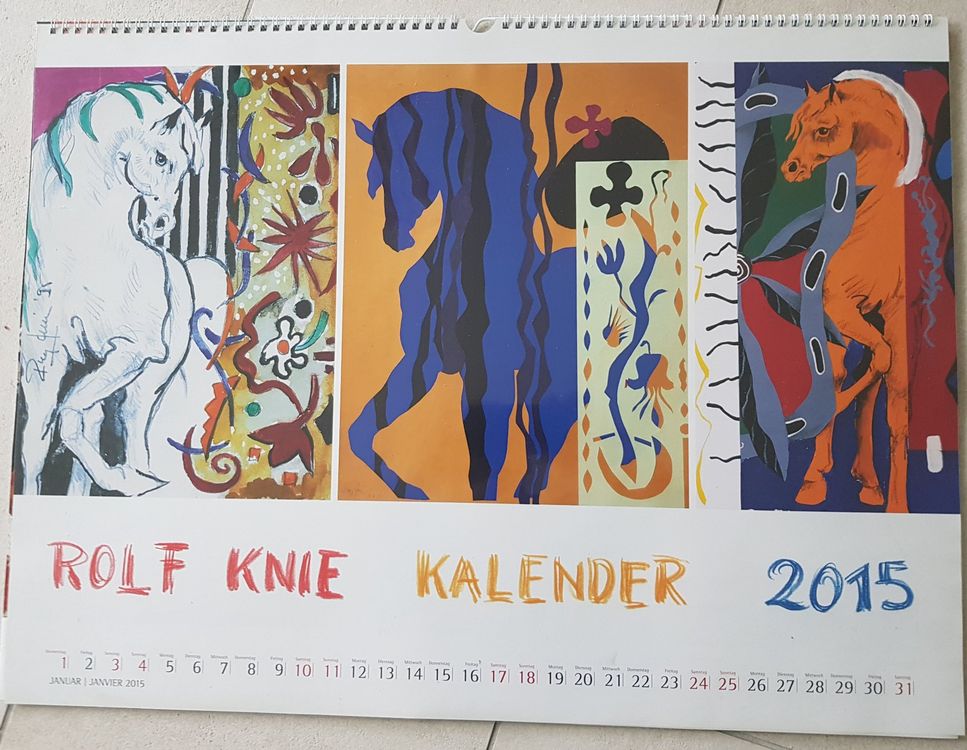 Rolf Knie Kalender 2015 (Neu und originalverpackt) in Laupen ZH für CHF 15 – mit Lieferung auf ...