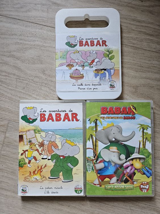 3 DVD Babar, le petit éléphant 🐘🎬 (D'occasion) à La Joux FR pour CHF 5 ...