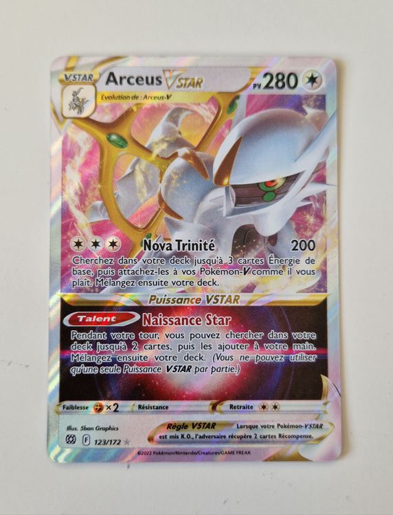 Carte Pokémon Arceus VSTAR 123/172 FR | Kaufen auf Ricardo