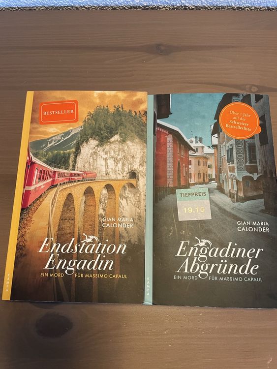 2 Krimis Endstation & Engadiner Abgründe Calonder (Gebraucht) in ...