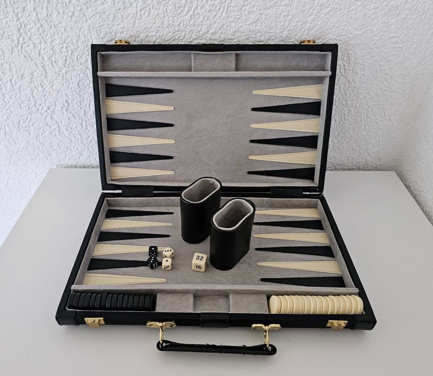 Ravensburger Backgammon Tric Trac Puff Koffer 1982 Vintage (Gebraucht ...
