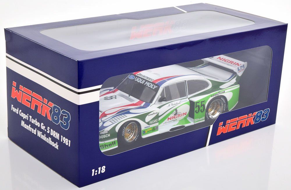 FORD CAPRI TURBO GR.5 NIGRIN #55 DRM 1981 1:18 WERK83 (Neu und ...