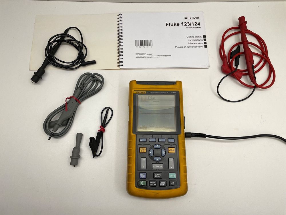 Fluke 123 Scopemeter 20MHz mit Zubehör, gebraucht (Gebraucht) in ...
