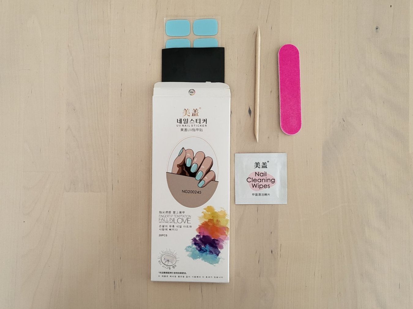 Profi UV Gel Nagelfolien Starter Set - Full Cover Nagelstick (Gebraucht ...
