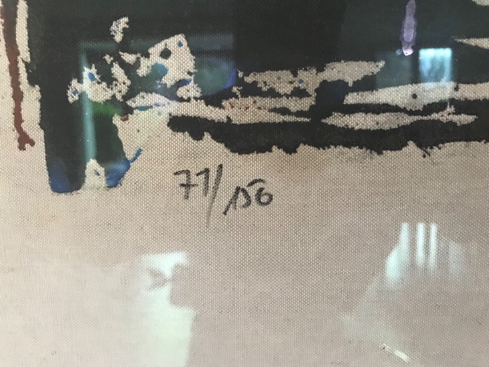 Rolf Knie, Original-Serigraphie ELEFANT AUF ZELT 71/151 1996 (Gebraucht) in Rotkreuz für CHF ...