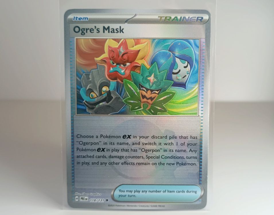 Ogre's Mask 118/131 Pokeball Pokemon Prismatic Evolutions | Kaufen auf ...
