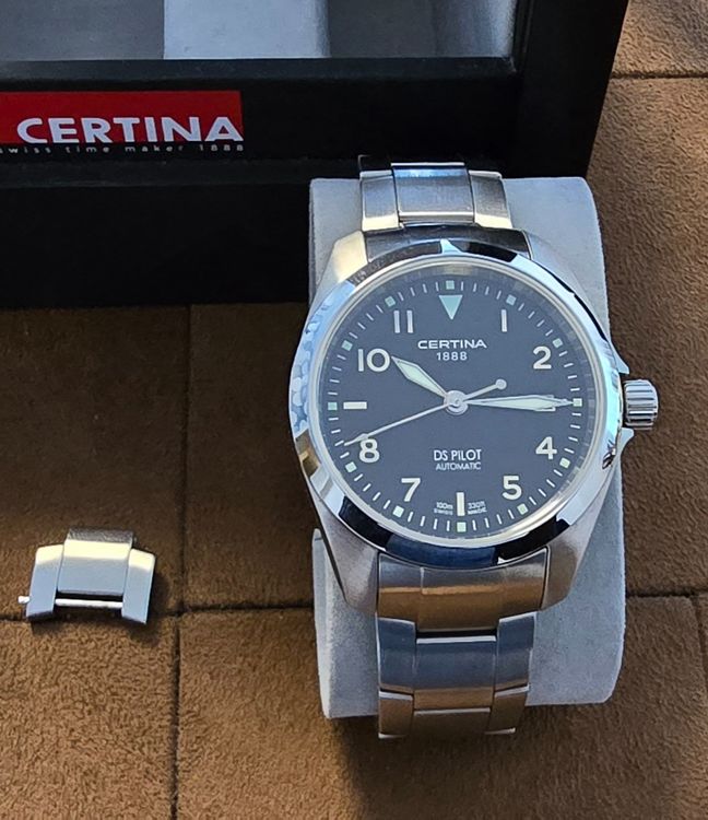 CERTINA DS PILOT AUTOMATIC DATE HERREN UHR RAR | Kaufen auf Ricardo