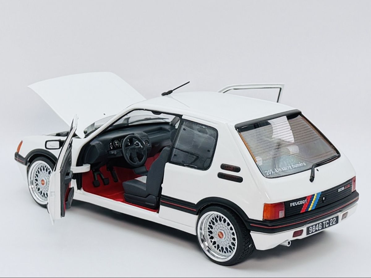 1:18 Peugeot 205 GTI Norev BBS Tuning (Neu (gemäss Beschreibung)) in ...