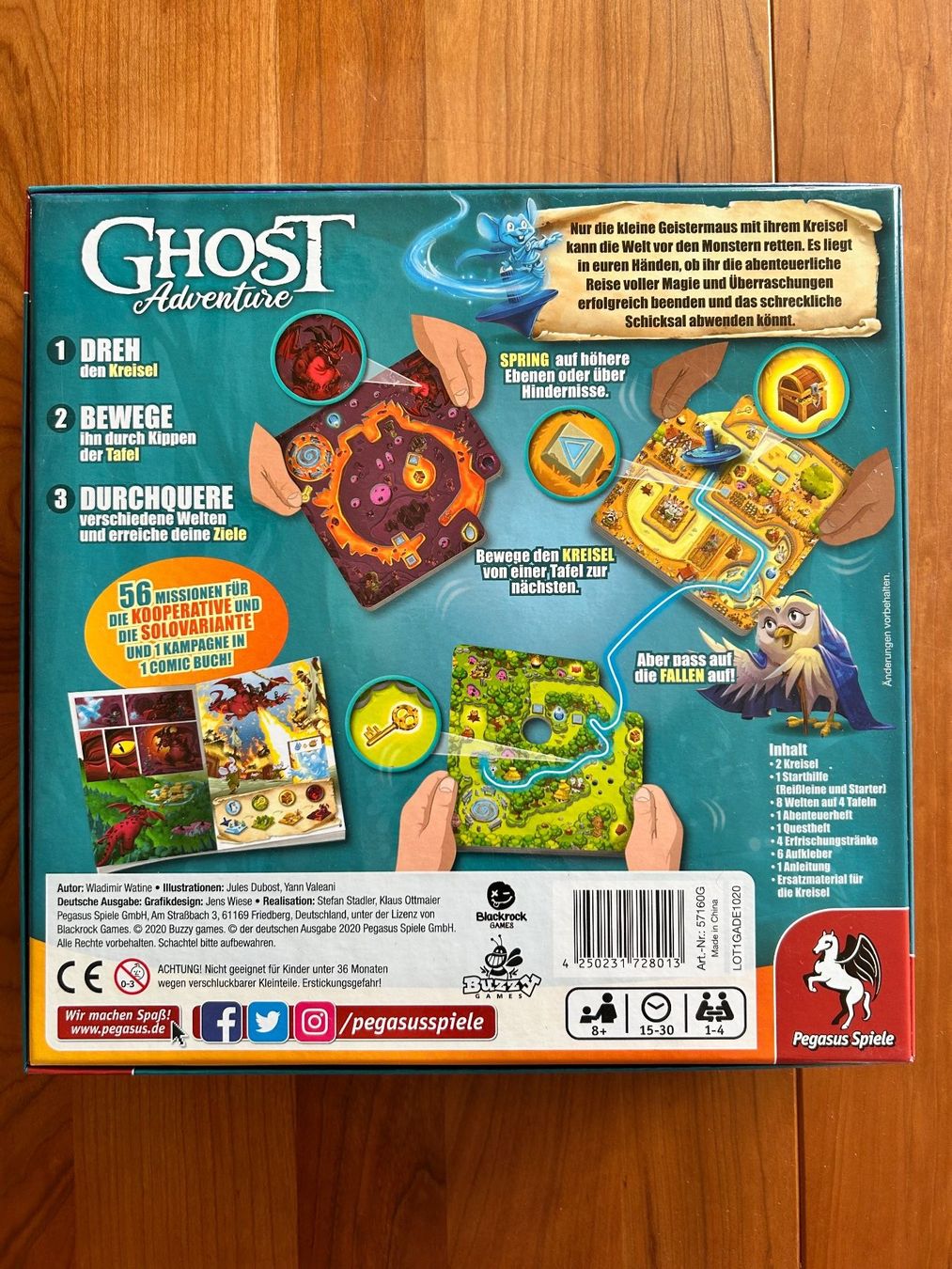Neuwertiges "Ghost Adventure" Familienspiel ab 8 Jahren (Gebraucht) in ...