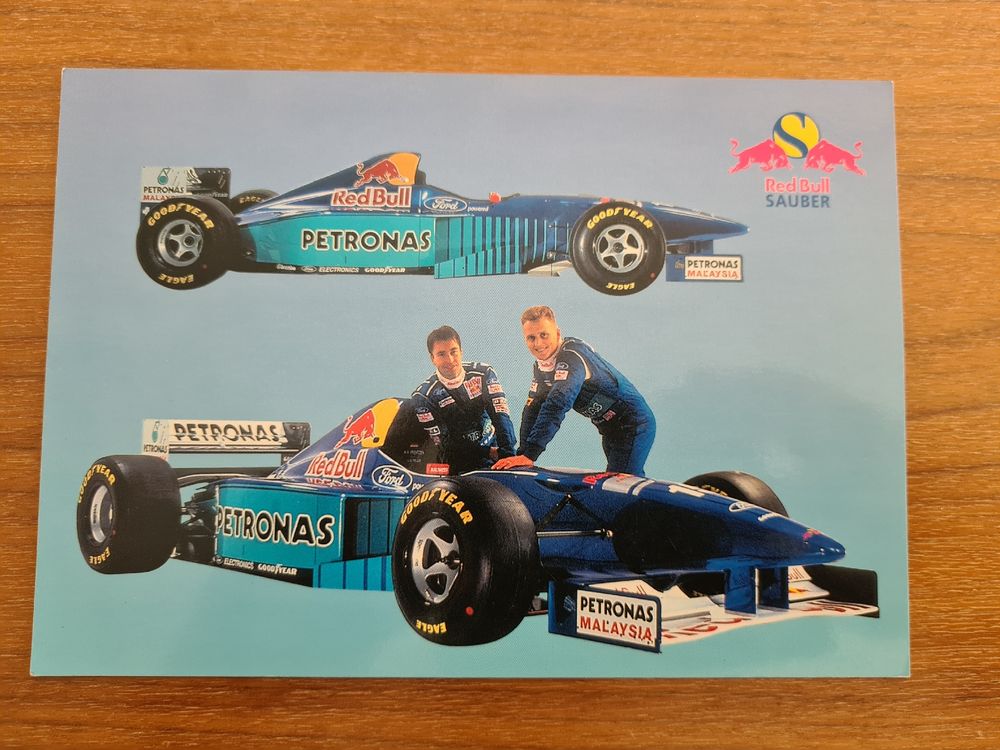 Red Bull Sauber F1 Postkarte 1996 | Kaufen auf Ricardo