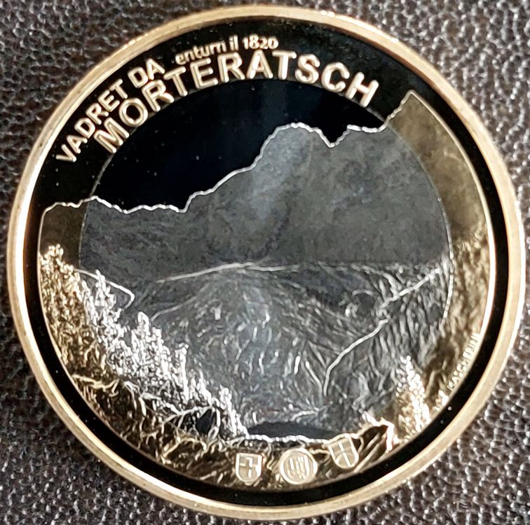 10 Fr. Gedenkmünze 2022 pp Morteratsch / aus Münzsatz (Neu (gemäss Beschreibung)) in Arch für ...