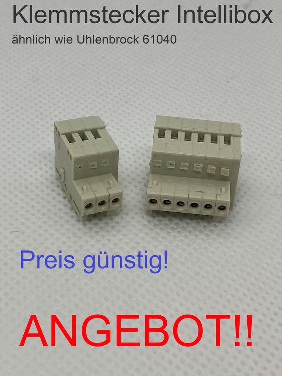 Steckerset Intellibox Booster NEU - Ähnlich Uhlenbrock 61040 (Neu ...