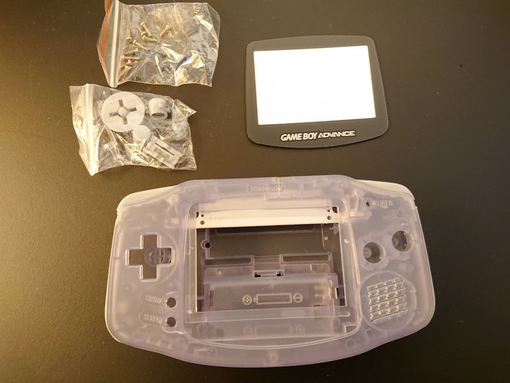 NEU - Nintendo Gameboy Advance GBA - Gehäuse Case - Clear (Neu (gemäss ...