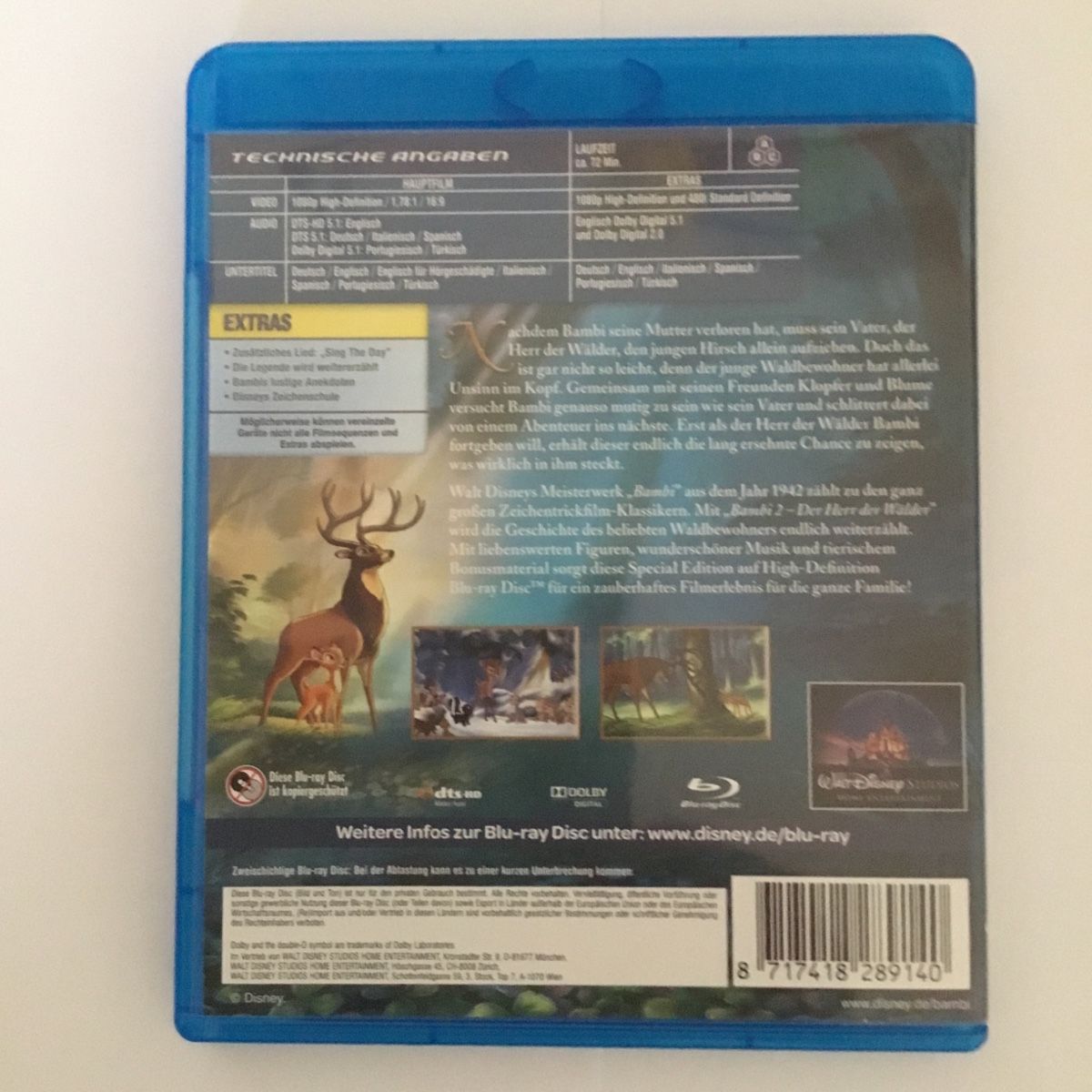 📀 Bambi 2 Der Herr der Wälder Blu Ray 📀 (Neu (gemäss Beschreibung)) in ...