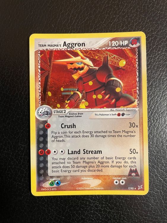 Ex Team Magma vs. Team Aqua Aggron holo 7/95 Ab 1 | Kaufen auf Ricardo