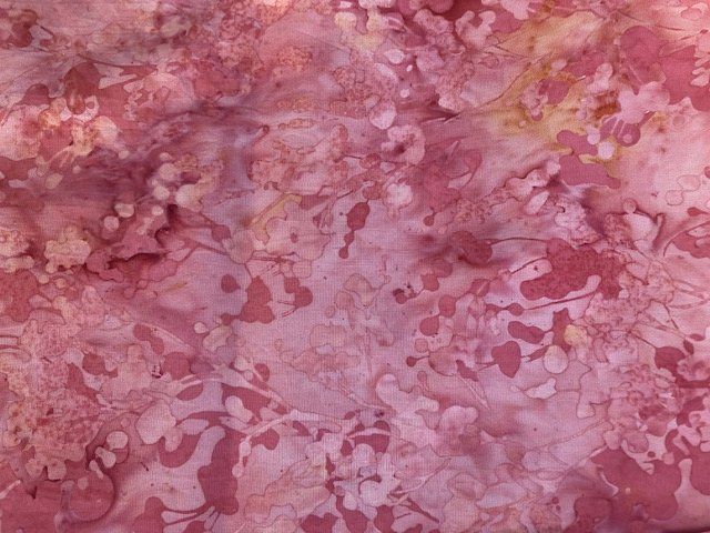 Tissu Batik rose / Batik Stoff rosa - 110x150 cm (Neu (gemäss ...