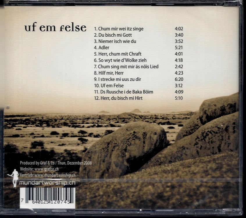 Graf & Co UF EM FELSE Christliche Musik Mundart CD neu (Gebraucht) in ...