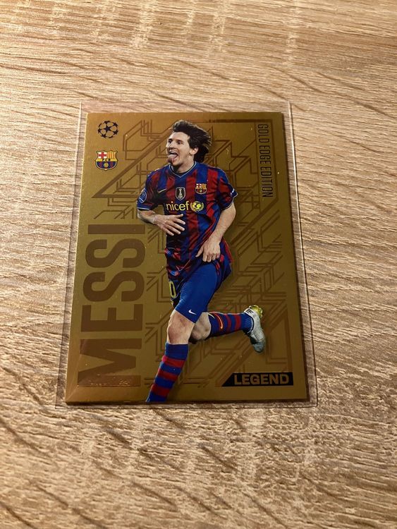 Topps Lionel Messi Gold Edge Edition Legend Top Qualität (Neu (gemäss ...