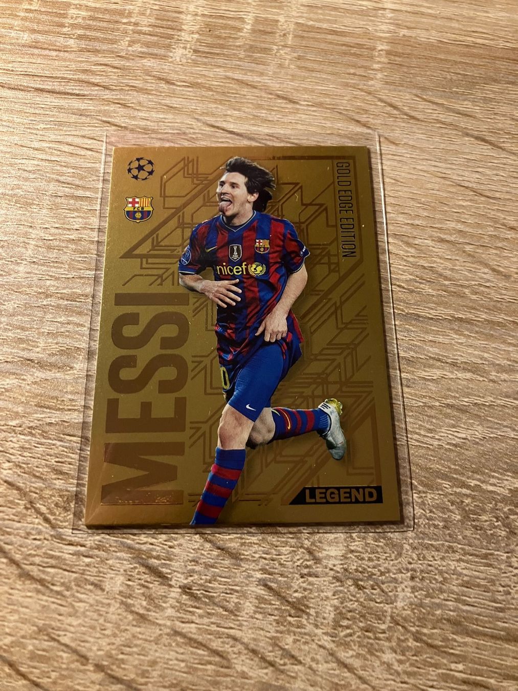 Topps Lionel Messi Gold Edge Edition Legend Top Qualität (Neu (gemäss ...