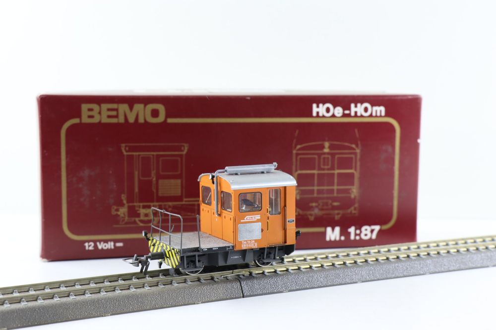Bemo 1273 139 RhB Tm 2/2 19 Traktor orange H0m | Kaufen auf Ricardo