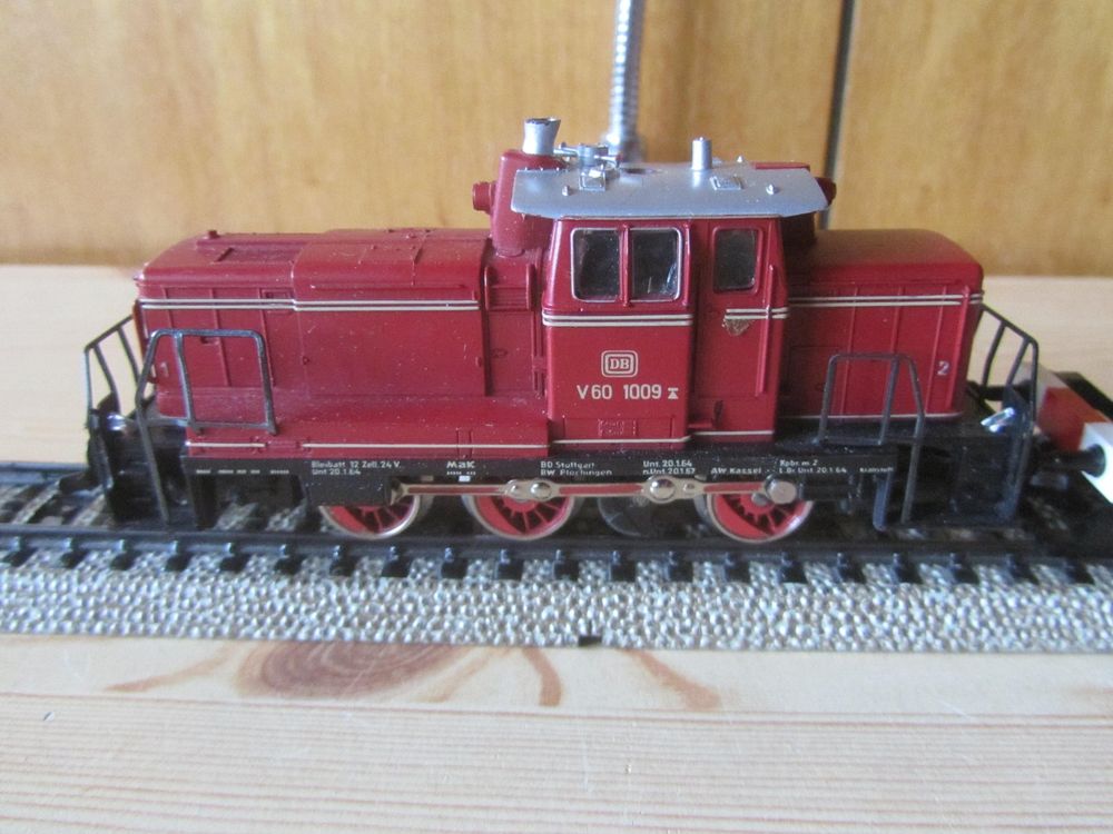 Märklin 3064 Rangierlok Diesel DB V60 1009 OVP (D'occasion) à ...