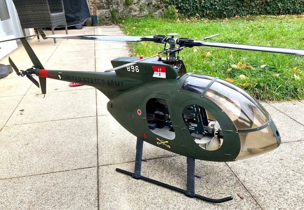 Align T-Rex 600 fuselage Hughes 500E Scale RC Helicopter (Defekt) in ...