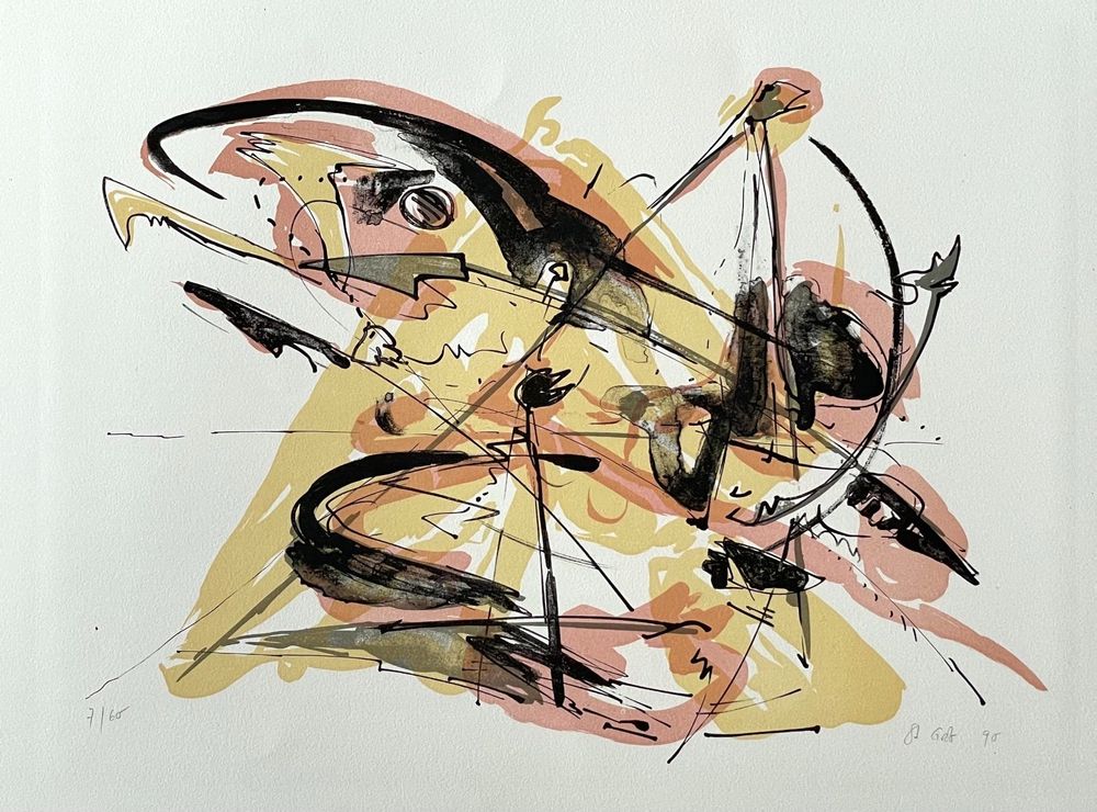 STEPHANIE GROB 1957 LITHOGRAPHIE SIGNIERT NUMMERIERT (Gebraucht) in ...