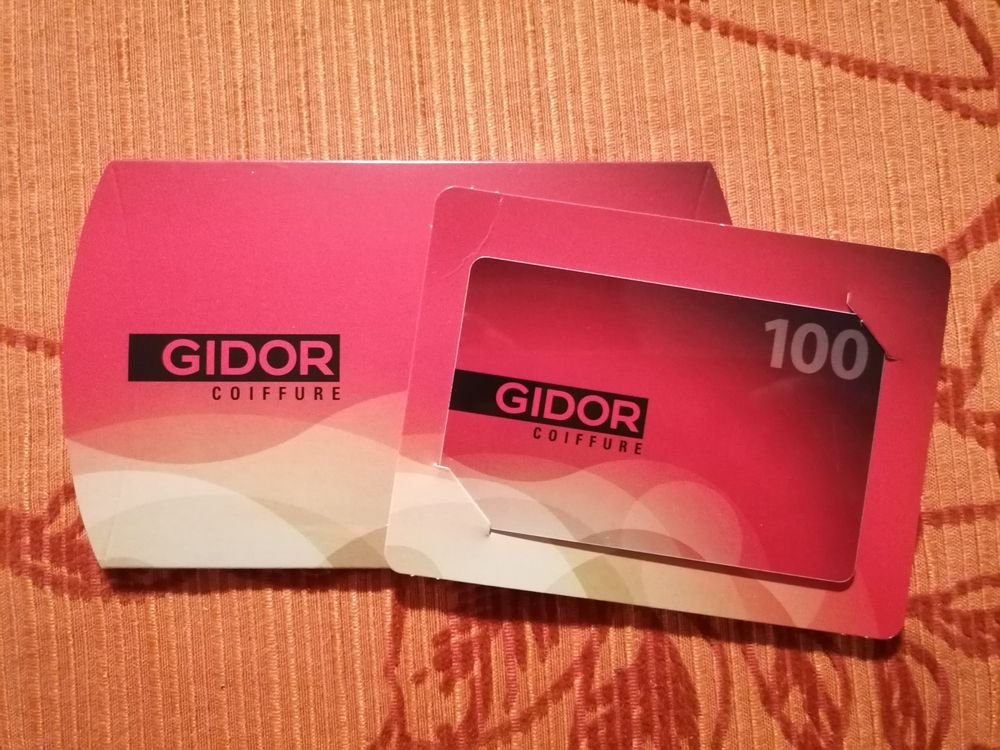 Gidor Coiffure🌻🌻 100 Franken Guthaben (Neu und originalverpackt) in ...