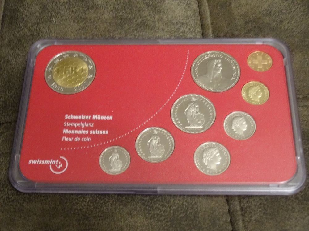 Schweizer Münzsatz 2000 150 Jahre Schweizer Franken (Neu und originalverpackt) in Olten für CHF ...