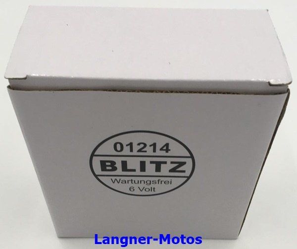 Blitz 1214 Motorrad Gel Batterie 6V 12AH BMW R26 R27 Heinkel (Neu und ...