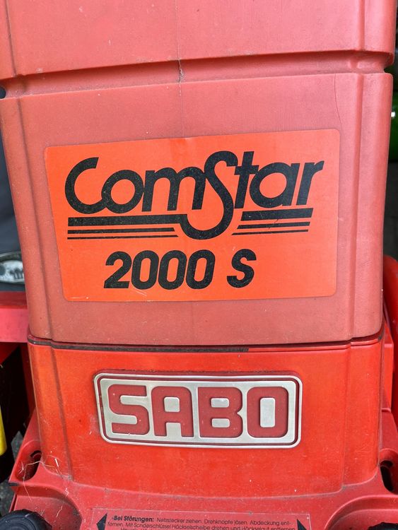 Gartenhäcksler SABO ComStar 2000 S (Gebraucht) in St.Gallen für CHF 110 – nur Abholung auf ...