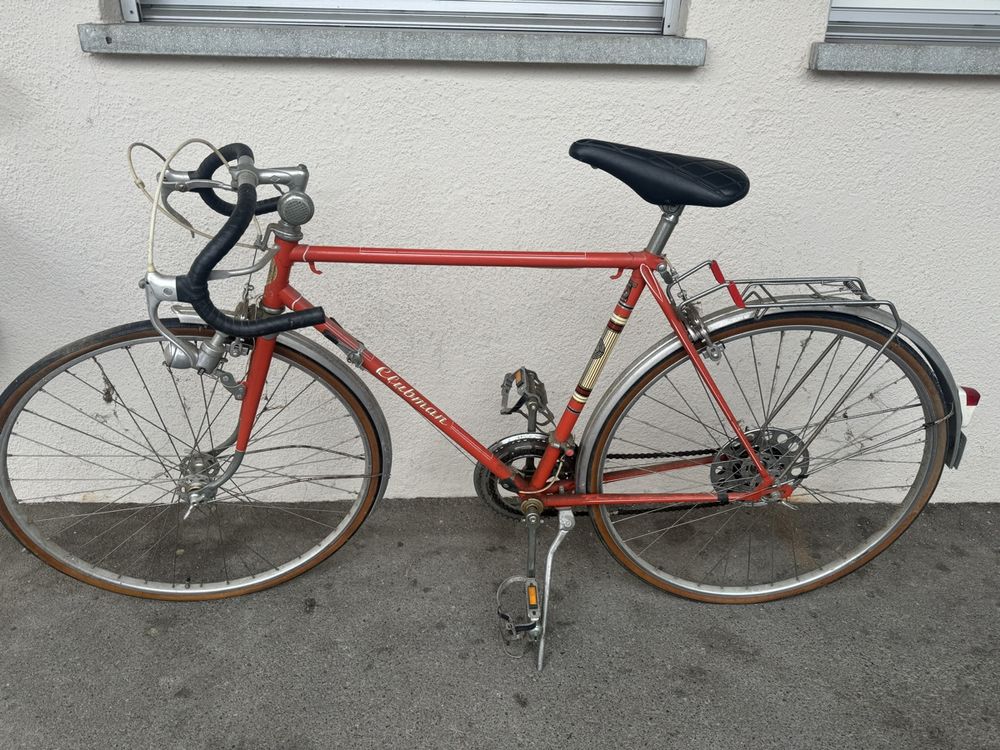 Clubman Citybike Retro Velo Oldtimer Fahrrad rot (Gebraucht) in ...