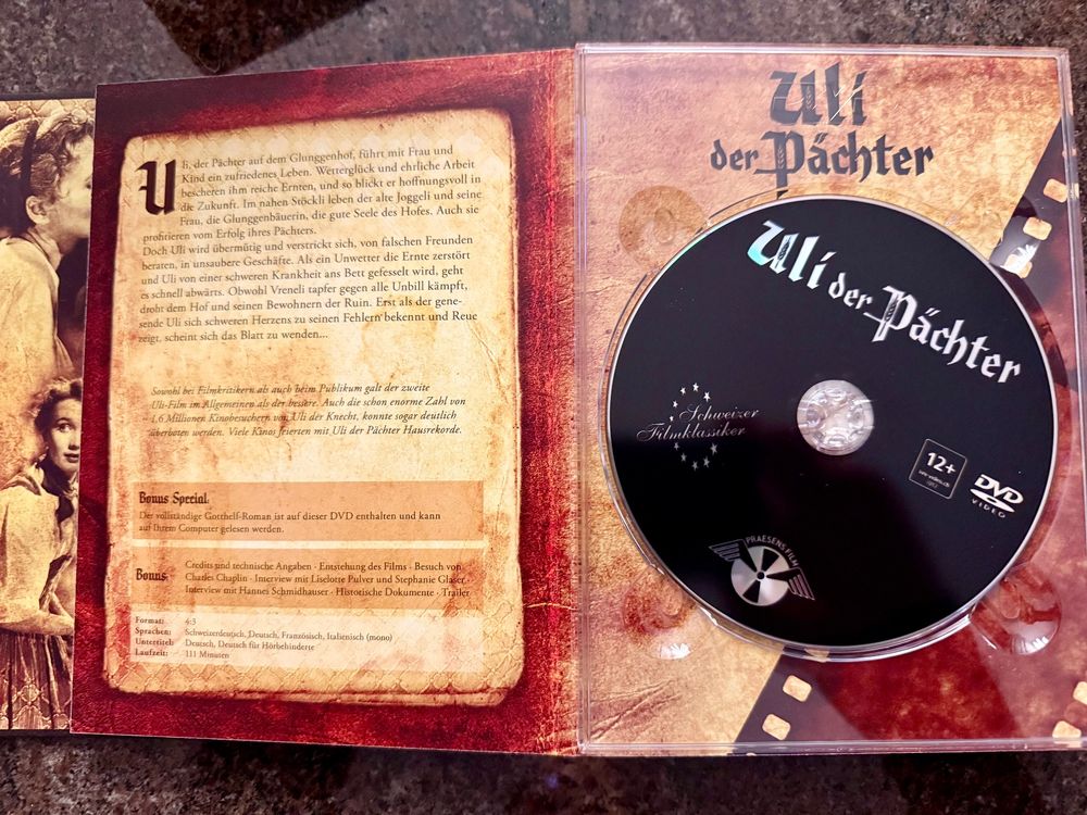 Jeremias Gotthelfs Meisterwerke, DVD Box - Schweizer Film (Gebraucht ...