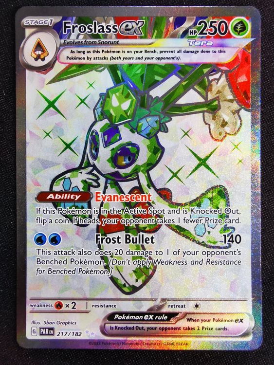 Pokemon Froslass ex 217/182 Paradox Rift EN (Neuf (Voir description)) à ...