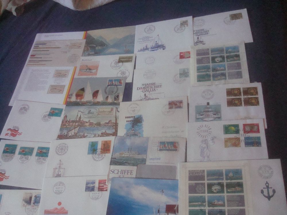 Schöne Belege mit Thema Schiffe | Kaufen auf Ricardo