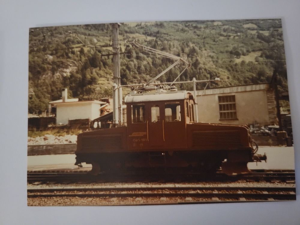 Originale Vintage Foto Aufnahme RhB Lokomotive, Rarität! (Gebraucht) in ...